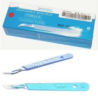 China Disposable Carbon Steel Surgical Blade 12 Sterile Scalpel for Operation Theatre Equipment for sale
