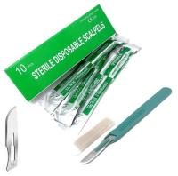 China Disposable Carbon Steel Surgical Blade 12 Sterile Scalpel for Operation Theatre Equipment for sale