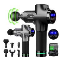 China LCD Screen Muscle Massage Gun 1800-3200rpm 30 Speed Percussion Massager for Deep Tissue Relief for sale