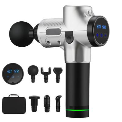 China LCD Screen Muscle Massage Gun 1800-3200rpm 30 Speed Percussion Massager for Deep Tissue Relief for sale