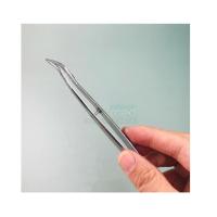 China Stainless Steel Thumb Operating Surgical Tweezers Serrated CE Certified Custom Size for sale