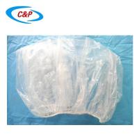China Sterile Disposable Transparent PE Equipment Cover CE ISO13485 Approved 22cm for sale