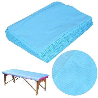 China Dental Disposable Fitted Bed Sheets 150x200cm PP Waterproof Oilproof CE for sale