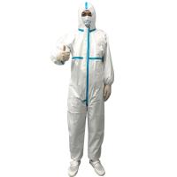 China Disposable Antibacterial Protective Coverall Suit S-XXXL CE Certified for sale