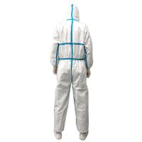 China Disposable Antibacterial Protective Coverall Suit S-XXXL CE Certified for sale