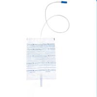 China Disposable Medical Urine Collection Bag 1500ml 2000ml with T Valve CE ISO for sale