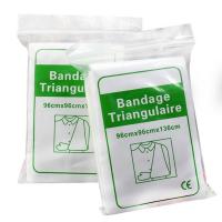 China Non Woven Triangular Bandage 96x136cm First Aid Sling for Wound Care for sale