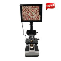 China 9.7 Inch 1080P HDMI Digital Microscope 2.5V Bacteria Analysis System 5MP for sale