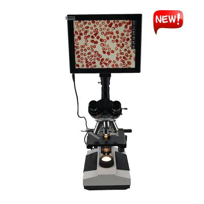 China 9.7 Inch 1080P HDMI Digital Microscope 2.5V Bacteria Analysis System 5MP for sale