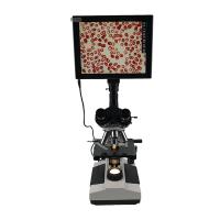China 9.7 Inch 1080P HDMI Digital Microscope 2.5V Bacteria Analysis System 5MP for sale