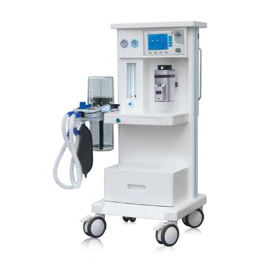 China 1500ml Breathing Circuit Anesthesia Machine Trolley Instrument 60 CmH2O SIMV for sale