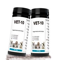 China Vet 10 Parameter Urine Test Strips for Dogs and Cats 99% Accuracy Pet Health Wellness Urinalysis Kit for sale