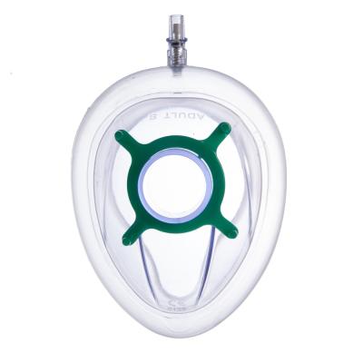 China PVC Anesthesia Consumables Non Sterile 6 Anesthesia Face Mask for sale