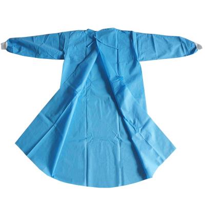 China 45GSM Level 2 SMS Non Woven Disposable Isolation Surgical Gown Autoclavable CE for sale