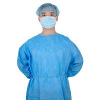 China 45GSM Level 2 SMS Non Woven Disposable Isolation Surgical Gown Autoclavable CE for sale