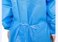 China 45GSM Level 2 SMS Non Woven Disposable Isolation Surgical Gown Autoclavable CE for sale