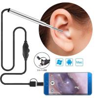 China IP68 3.9mm Three In One Ear Endoscope Camera Otoscope 67 Degree for Android PC for sale