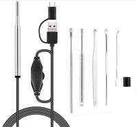 China IP68 3.9mm Three In One Ear Endoscope Camera Otoscope 67 Degree for Android PC for sale