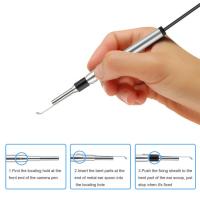 China IP68 3.9mm Three In One Ear Endoscope Camera Otoscope 67 Degree for Android PC for sale