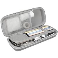 China Portable Hard Stethoscope Case EVA PU 28x11x6 cm Black Pink for sale
