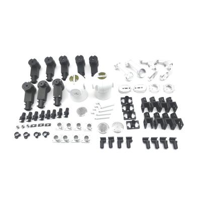 China 6061 Aluminum CNC Milling Parts with Black Anodized Finish | HRC 40-60 Hardness | 10,000 Pcs/Month Capacity for sale