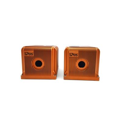 China Custom CNC Aluminum Parts with ±0.01mm Tolerance | 3-5 Axis Machining & Black Anodizing for sale