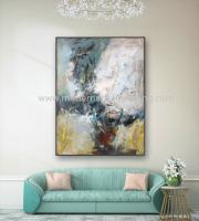 China Interior Cold Abstraction Paintings 36 X 48 Inches Large Abstract Canvas Wall Art Painting for sale