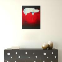 China Hand Painted Abstract Floral Oil Painting Unframed Large Modern Flower Wall Art Handmade on Canvas for Sofa Decor for sale