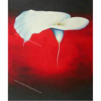 China Hand Painted Abstract Floral Oil Painting Unframed Large Modern Flower Wall Art Handmade on Canvas for Sofa Decor for sale