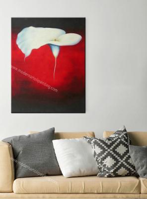 China Hand Painted Abstract Floral Oil Painting Unframed Large Modern Flower Wall Art Handmade on Canvas for Sofa Decor for sale