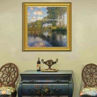 China Franmed Claude Monet River Paintings , Nature Landscape Painting Canvas for sale
