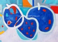 China Abstract Still Life Oil Painting , Contemporary Fruit Oil Painting For Home Decoration for sale