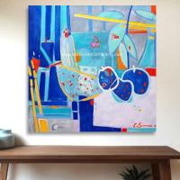 China Abstract Still Life Oil Painting , Contemporary Fruit Oil Painting For Home Decoration for sale
