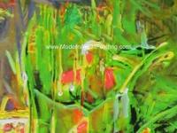 China Landscape Abstract Modern Art Oil Painting 100% Hand - Painted Gift For A Festival for sale