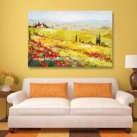 China Decorative Scenery Tuscany Painting Acrylic Hand Painted Modern Art Painting for sale