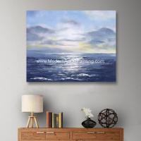 China Modern Wall Art Paintings , Seascape Oil Paintings Non - Toxic  For House Ornament for sale