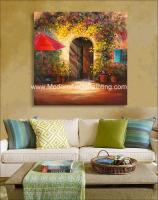 China Hand Painted Modern Art Oil Painting , Modern Scenery Painting On Canvas for sale