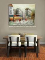 China Canvas Paris Oil Painting ，Thick Oil Paint Palette Knife 30
