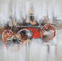China Colorful Modern Art Paintings On Canvas , Contemporary Canvas Wall Art  for sale