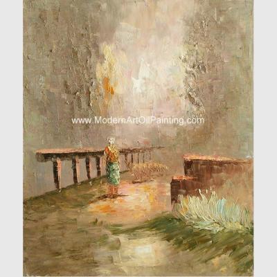 China Contemporary Palette Knife Painting Acrylic Handmade British Canvas Wall Art for sale