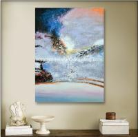 China Hand Painted Abstract Landscape Paintings Modern Wall Art on Canvas for Decor for sale