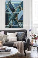 China Contemporary Geometric Abstract Art Paintings For Star Hotels Decoration for sale