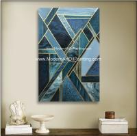 China Contemporary Geometric Abstract Art Paintings For Star Hotels Decoration for sale