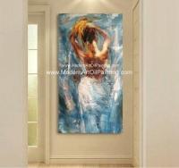 China Handmade Nude Lady Oil Painting Abstract Human Figure Paintings For Living Room for sale