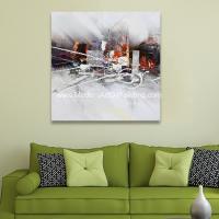 China Waterproof Home Interior Modern Abstract Wall Art Canvas Handmade With Texture for sale