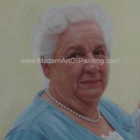 China Contemporay Custom Oil Painting Portraits Aged People Portrait Oil Paintings On Canvas for sale
