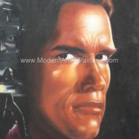 China Canvas Human Portrait Painting Hand Brush Strokers For Movie Star for sale