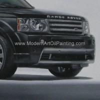 China Custom Car Portraits , Oil Portraits From Photographs Range Rover Car for sale