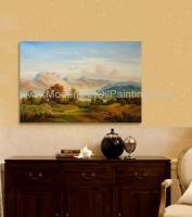 China Mountain Landscape Painting, Fall Original Oil Landscape Paintings For Interior Design for sale