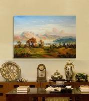 China Mountain Landscape Painting, Fall Original Oil Landscape Paintings For Interior Design for sale